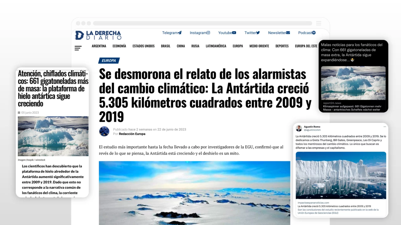 Es falso que la Antártida haya ganado hielo y que esto demuestra que el ...